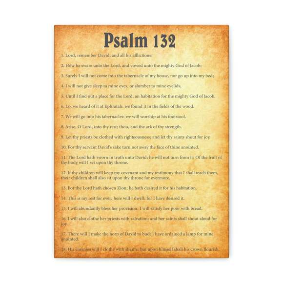 Express Your Love Gifts | Art | Scripture Sign Psalm 32 Chapter Gold Bible Canvas Christian Wall ...